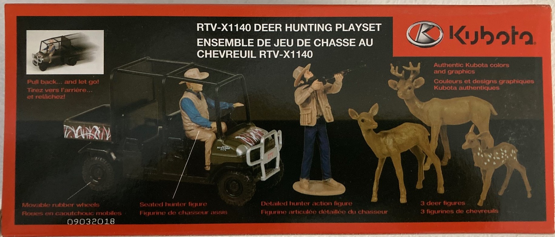Kubota Toy Deer Hunting Set - Pinnacleview Equipment